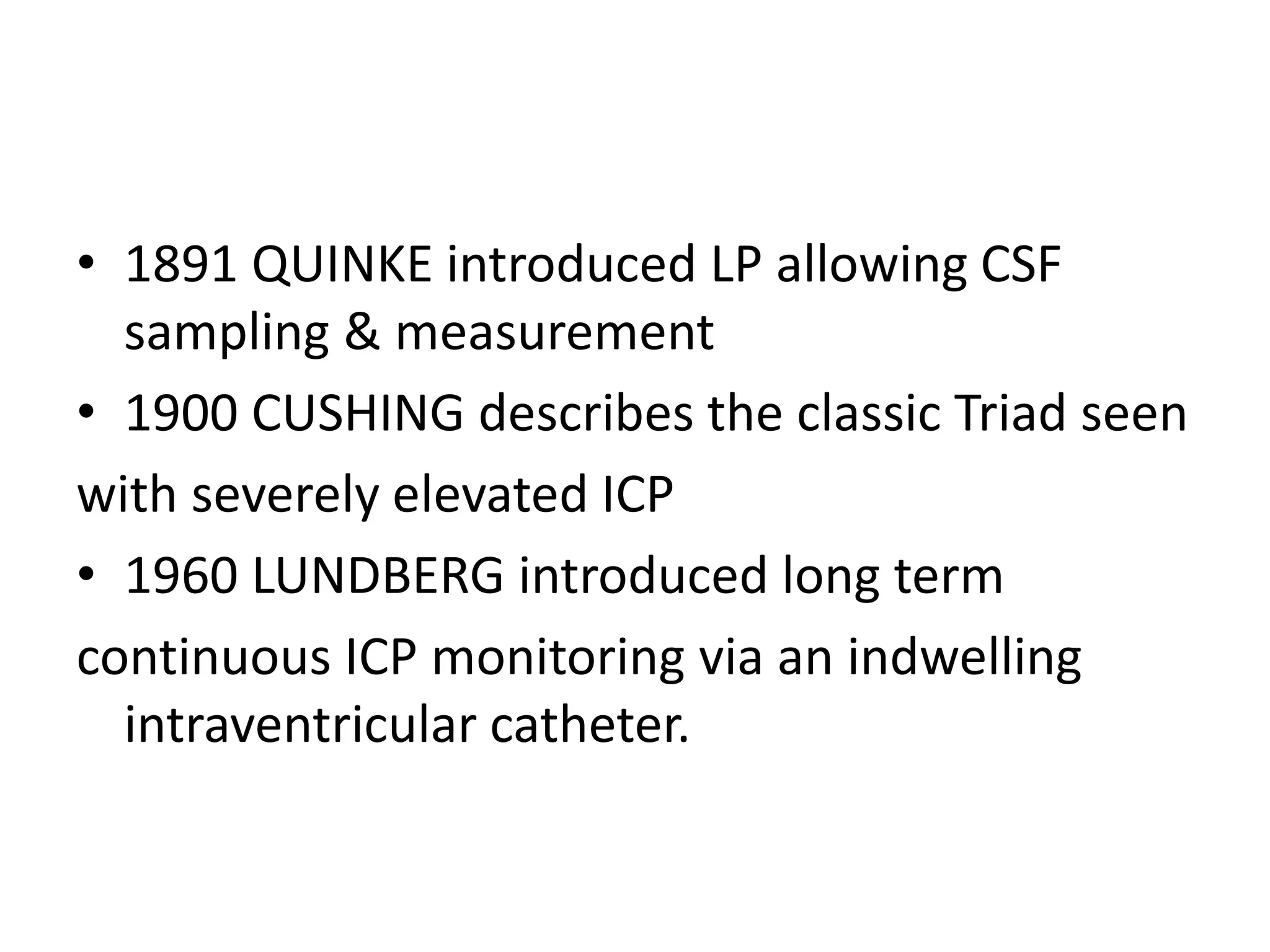 intracranial pressure monitoring | PPTX