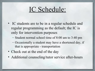 Ic ppt slides | PPT | Educational Assessment | Education