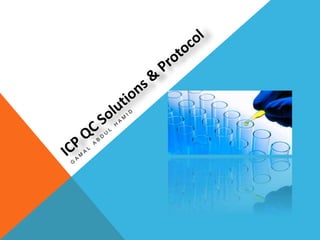 ICP QC protocol | PPTX