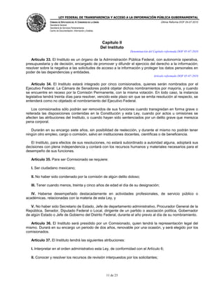 Ley federal de transparencia y acceso a la información pública federal ...