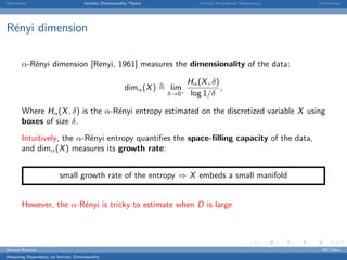 Measuring Dependency via Intrinsic Dimensionality (ICPR 2016) | PDF