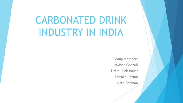 Carbonated drink presentation | PPTX