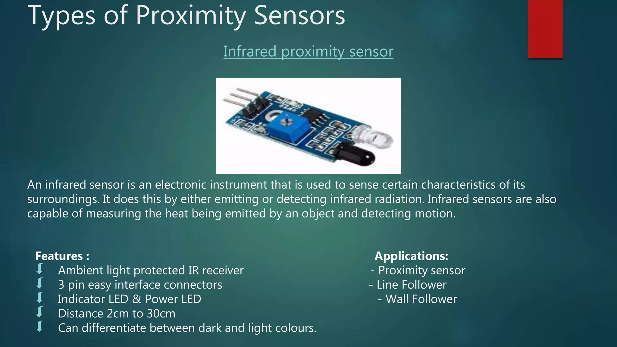 Proximity sensors | PPTX