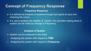 Frequency Response Techniques | PPTX