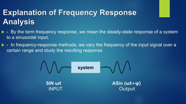 Frequency Response Techniques | PPTX | Science