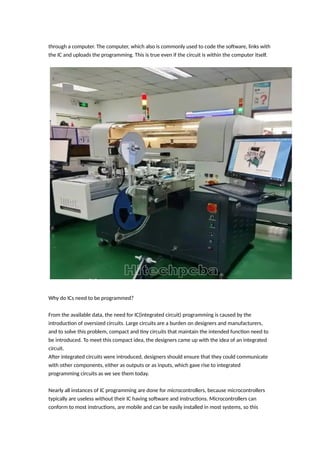 IC Programming service - Hitech Circuits Co., Limited | PDF