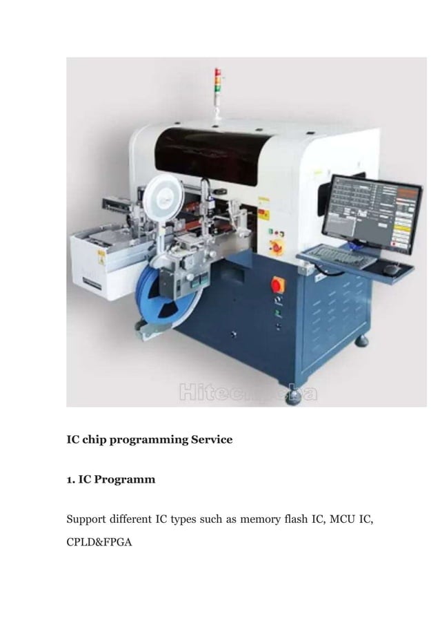 IC Programming service — Hitech Circuits Co., Limited | PDF