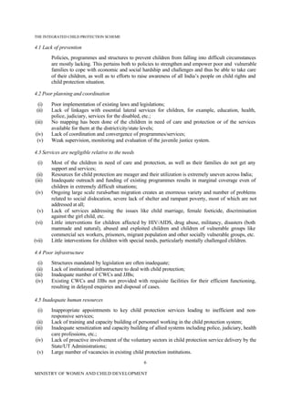 Integrated Child Protection Scheme | PDF