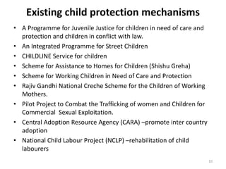 THE INTEGRATED CHILD PROTECTION SCHEME (ICPS) | PPTX
