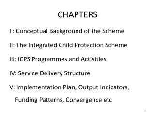 THE INTEGRATED CHILD PROTECTION SCHEME (ICPS) | PPTX