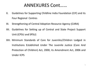 THE INTEGRATED CHILD PROTECTION SCHEME (ICPS) | PPTX