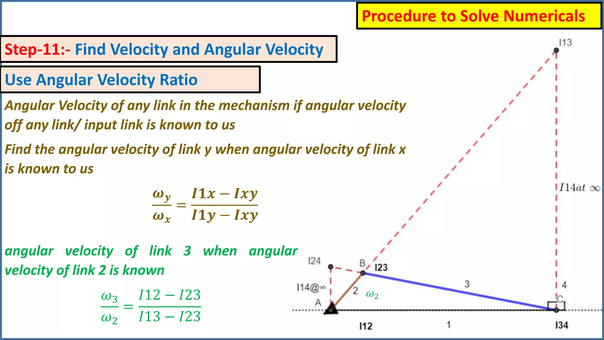 Basics of Instantaneous Center rotation | PPTX