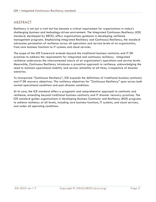 ICR - Integrated Continuous Resiliency Standard 2004.pdf