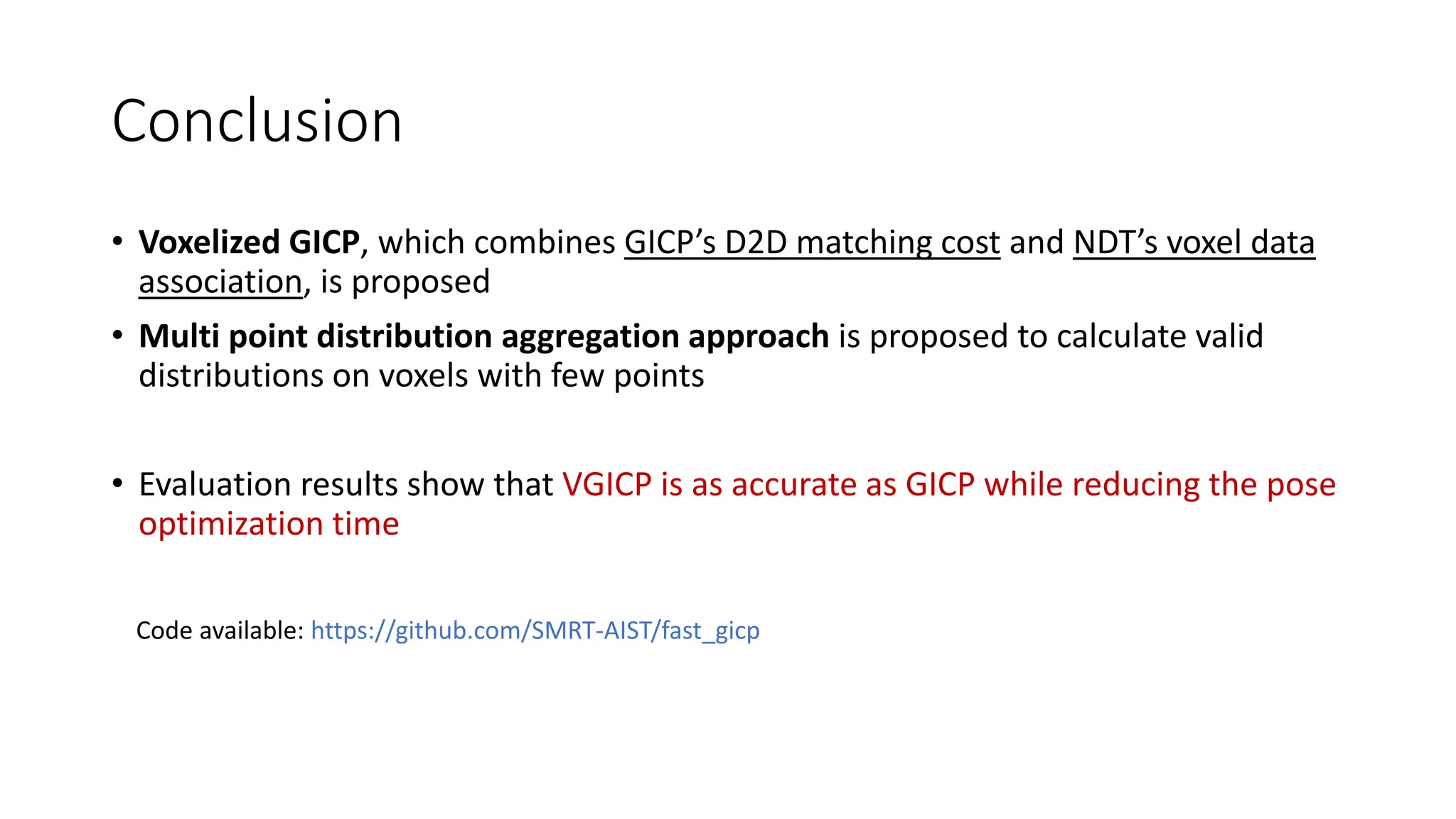 Voxelized GICP for Fast and Accurate 3D Point Cloud Registration [ICRA2021] | PDF