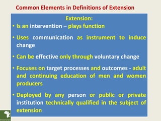 Farmer Communication Programme in Africa | PPT