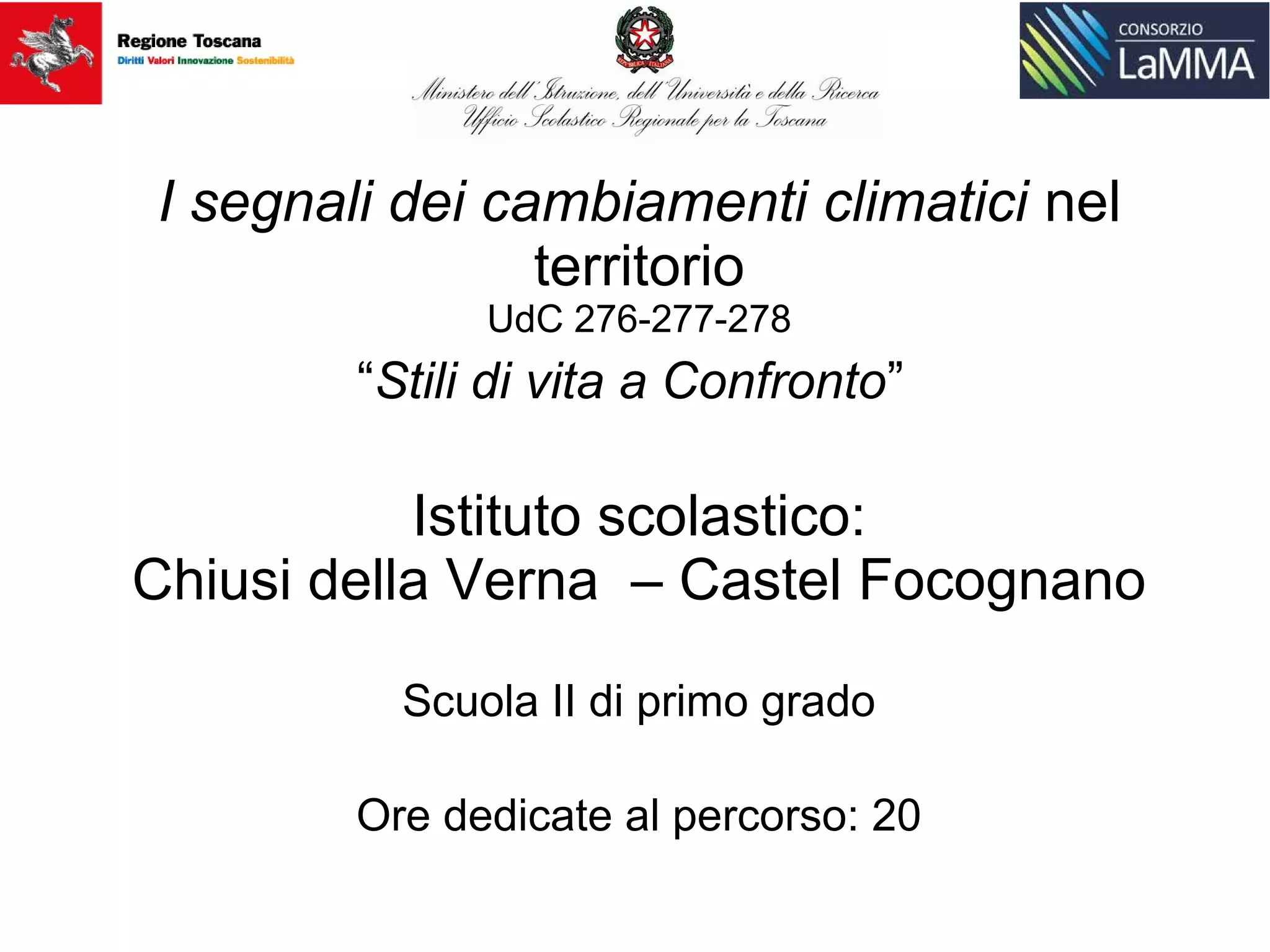 IC Rassina - Chiusi della Verna | PPT