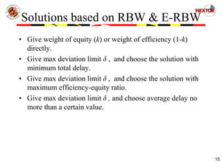 Ration-by-Weight of Efficiency and Equity | PPT