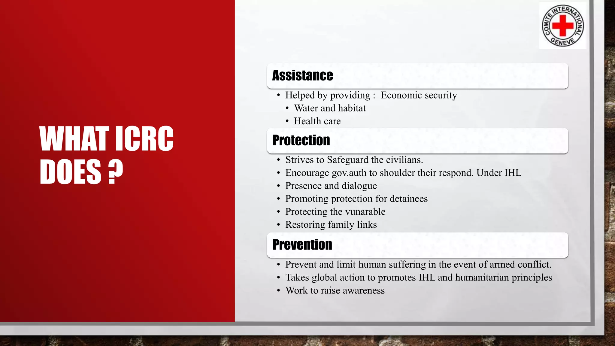 Introduction to ICRC | PPTX