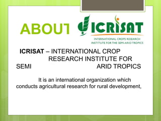 Icrisat | PPT | Free Download