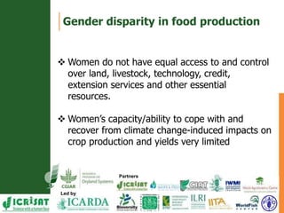 Gender Research Strategy for Dryland Systems in South Asia | PPT