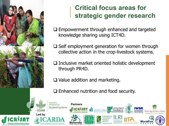 Gender Research Strategy for Dryland Systems in South Asia | PPT | Free Download