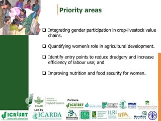 Gender Research Strategy for Dryland Systems in South Asia | PPT