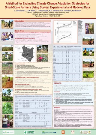 A Method for Evaluating Climate Change Adaptation Strategies for Small ...