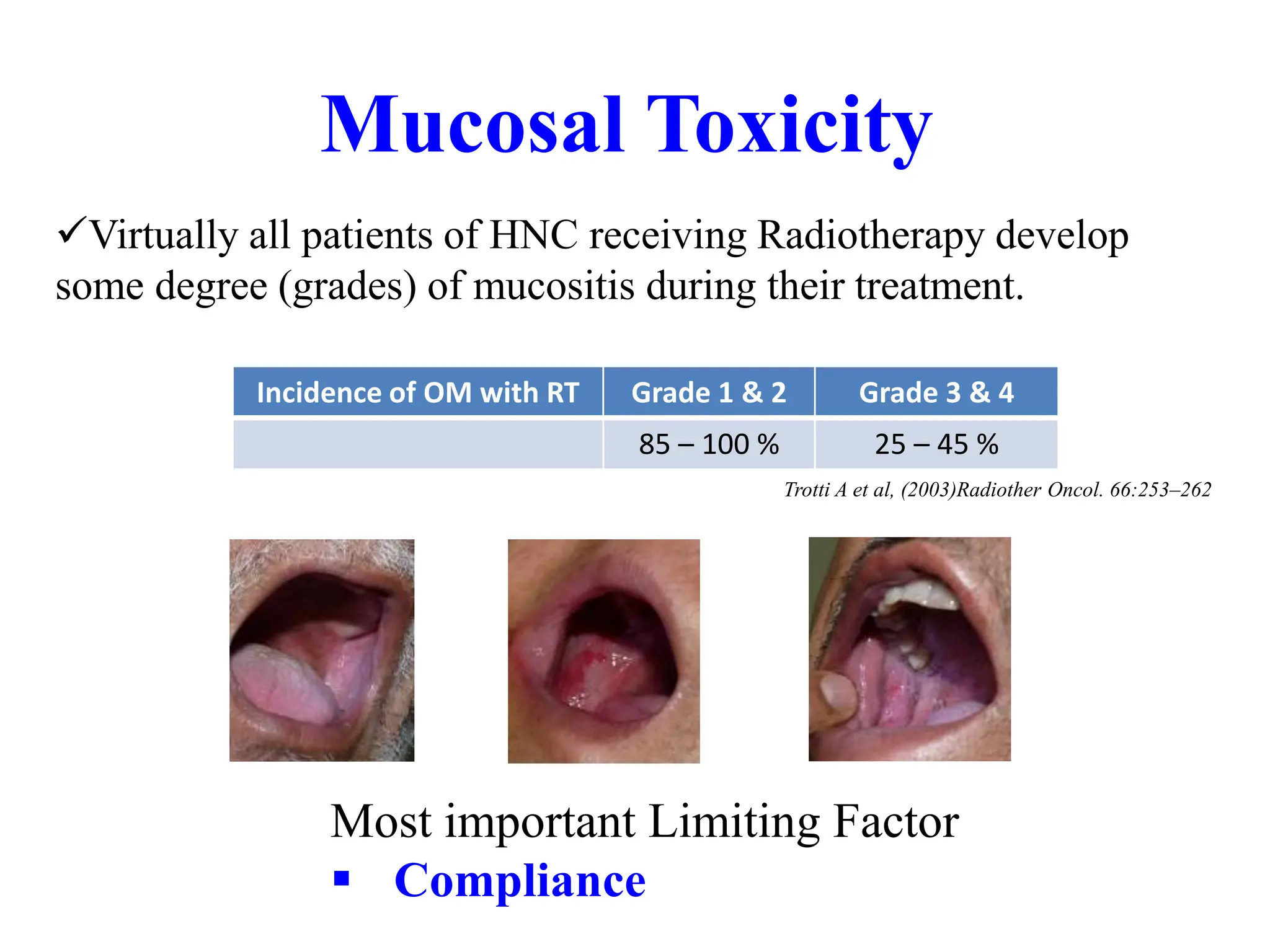 Management of Radiation Toxicity in H & N | PPTX