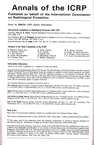 ICRP 74 - Conversion coefficientes for use in radiological protection ...