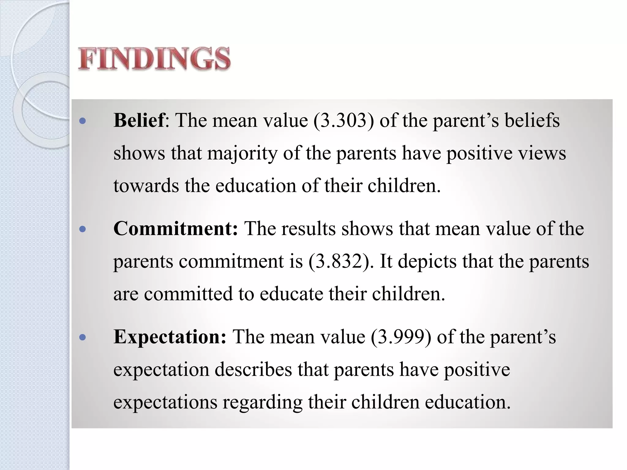 Parents attitude and behavior towards their children learning | PPTX