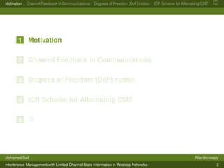 Interference Management with Limited Channel State Information in ...