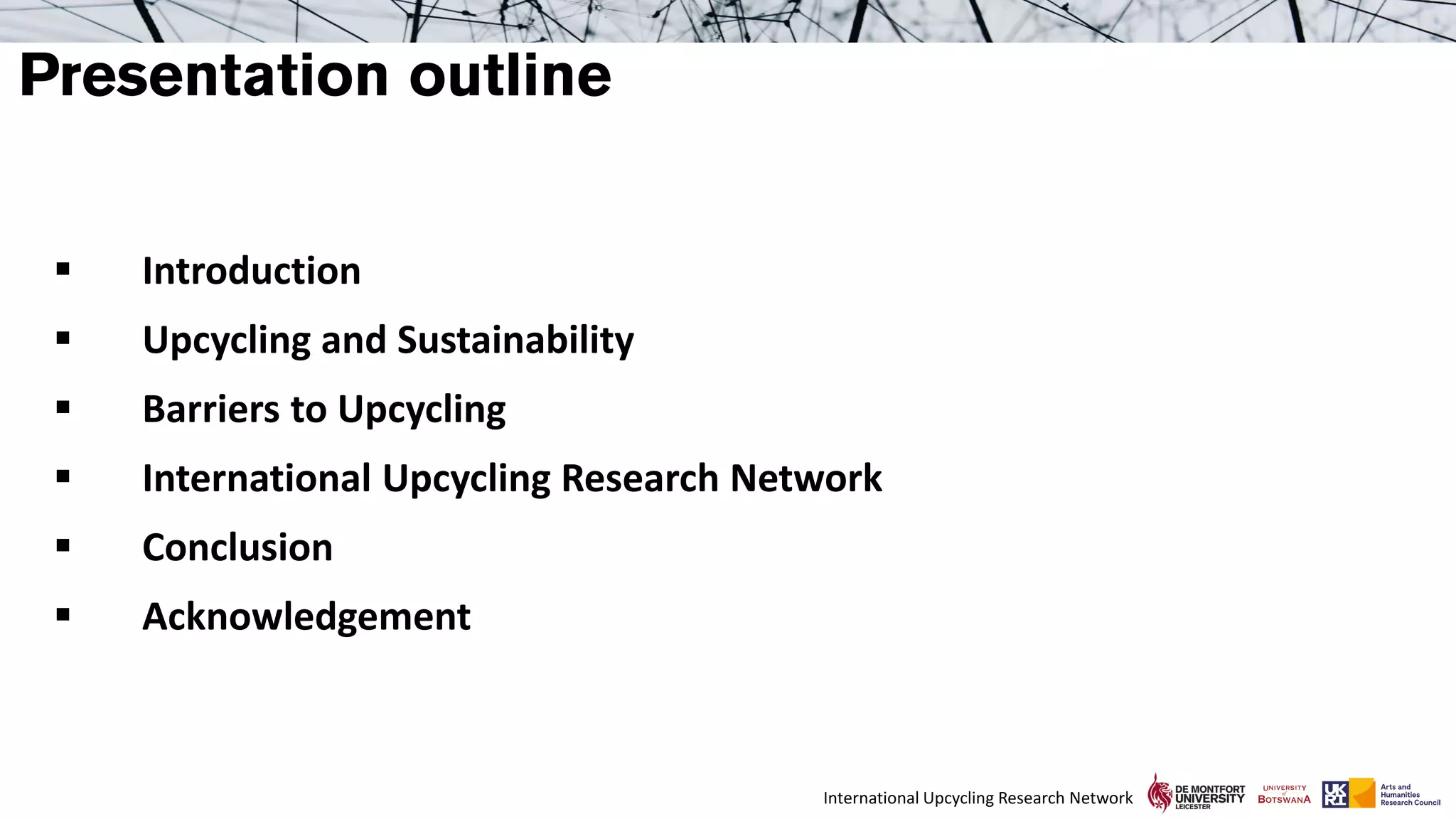 Promoting Upcycling through an International Research Network | PDF