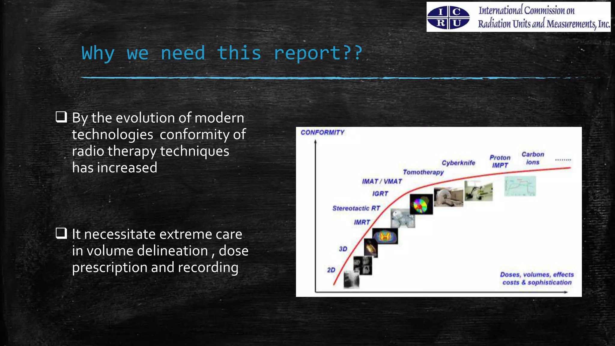 ICRU 83 report on dose prescription in IMRT | PPTX