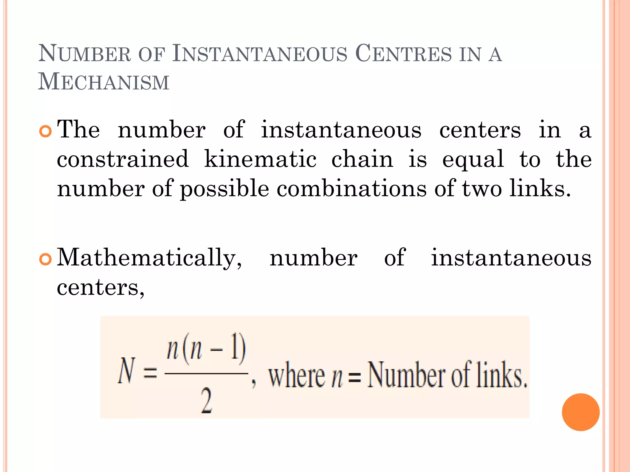 ICR Velocity Analysis Graphical Method, Theory of Machine | PDF