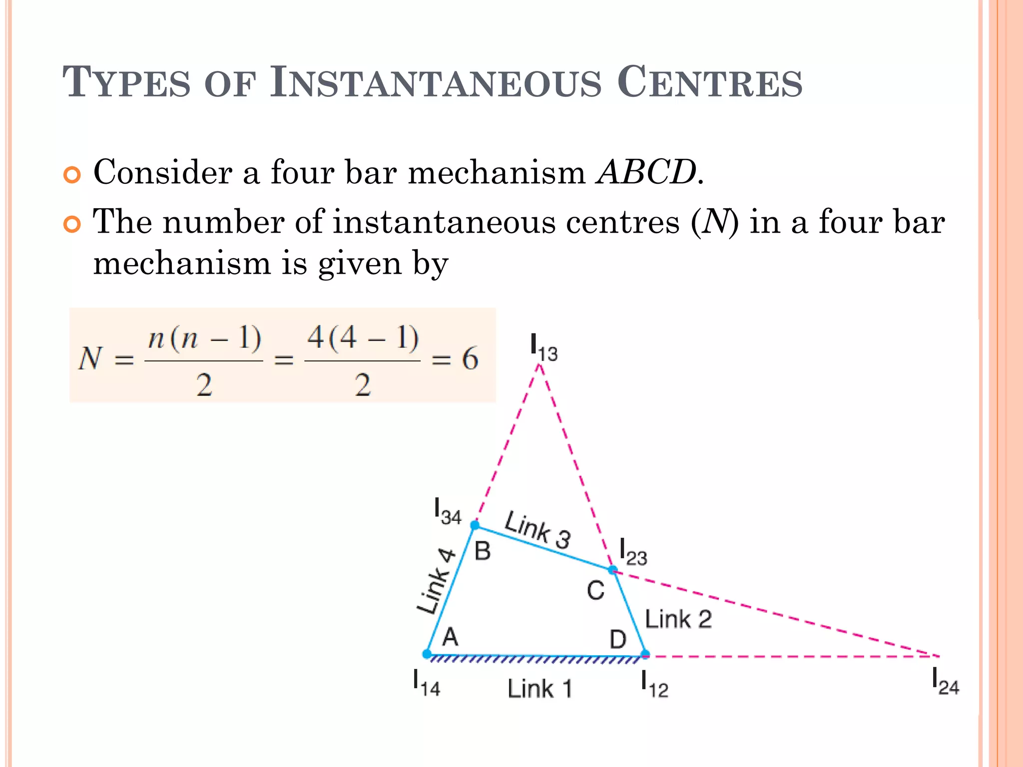 ICR Velocity Analysis Graphical Method, Theory of Machine | PDF