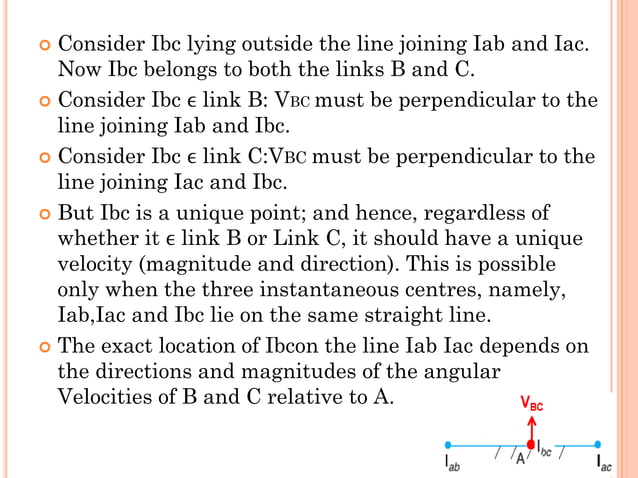 ICR Velocity Analysis Graphical Method, Theory of Machine | PDF