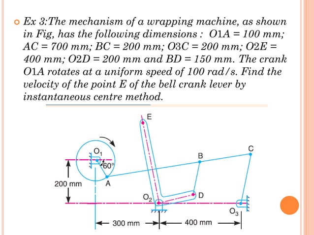 ICR Velocity Analysis Graphical Method, Theory of Machine | PDF