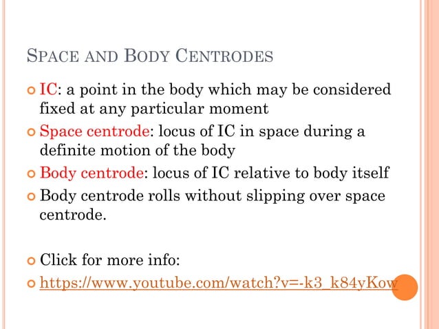 ICR Velocity Analysis Graphical Method, Theory of Machine | PDF