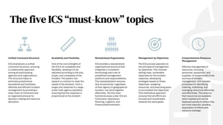 ICS (incident command system) ina a nutshell | PDF