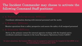 INCIDENT COMMAND SYSTEM POWERPOINT PRESENTATION | PPT
