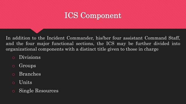 INCIDENT COMMAND SYSTEM POWERPOINT PRESENTATION | PPT | Healthcare ...