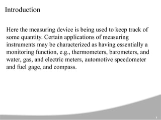 Applications of Measuring Systems | PPTX