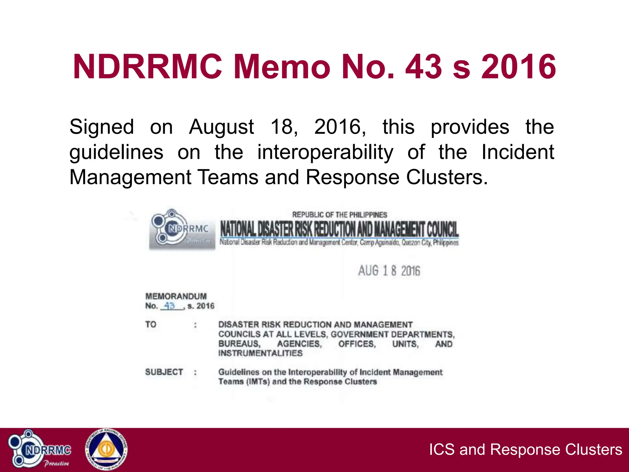 ICS-AND-RESPONSE-CLUSTERSICS-AND-RESPONSE-CLUSTERS.pptx.pptx