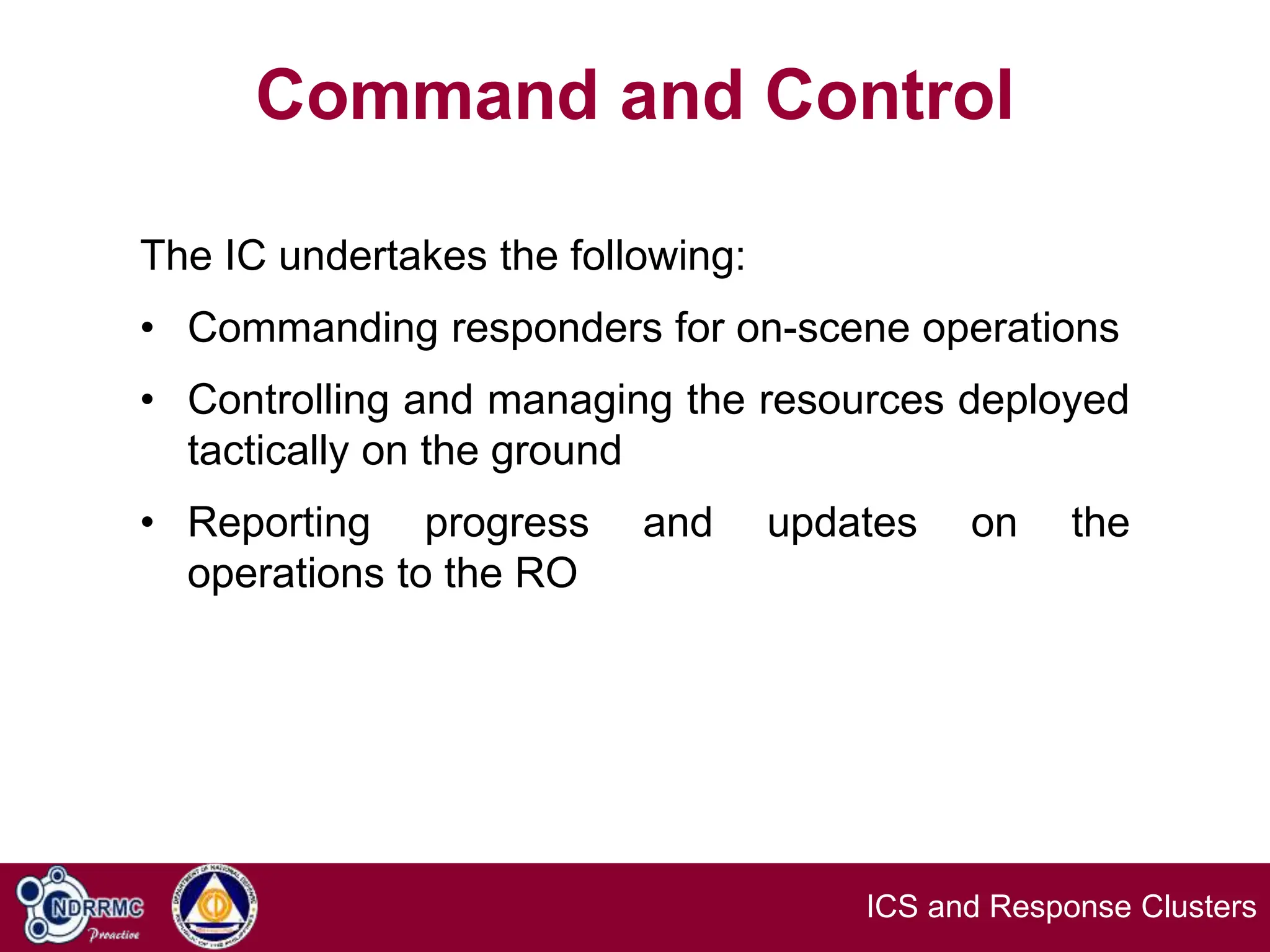 ICS-AND-RESPONSE-CLUSTERSICS-AND-RESPONSE-CLUSTERS.pptx.pptx