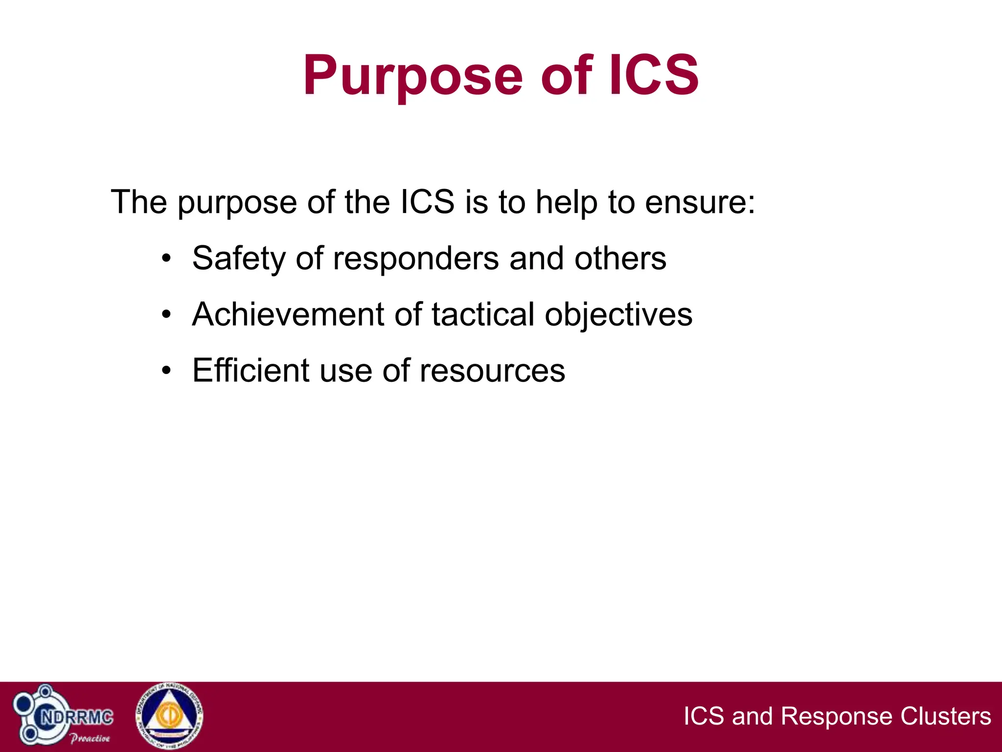 ICS-AND-RESPONSE-CLUSTERSICS-AND-RESPONSE-CLUSTERS.pptx.pptx