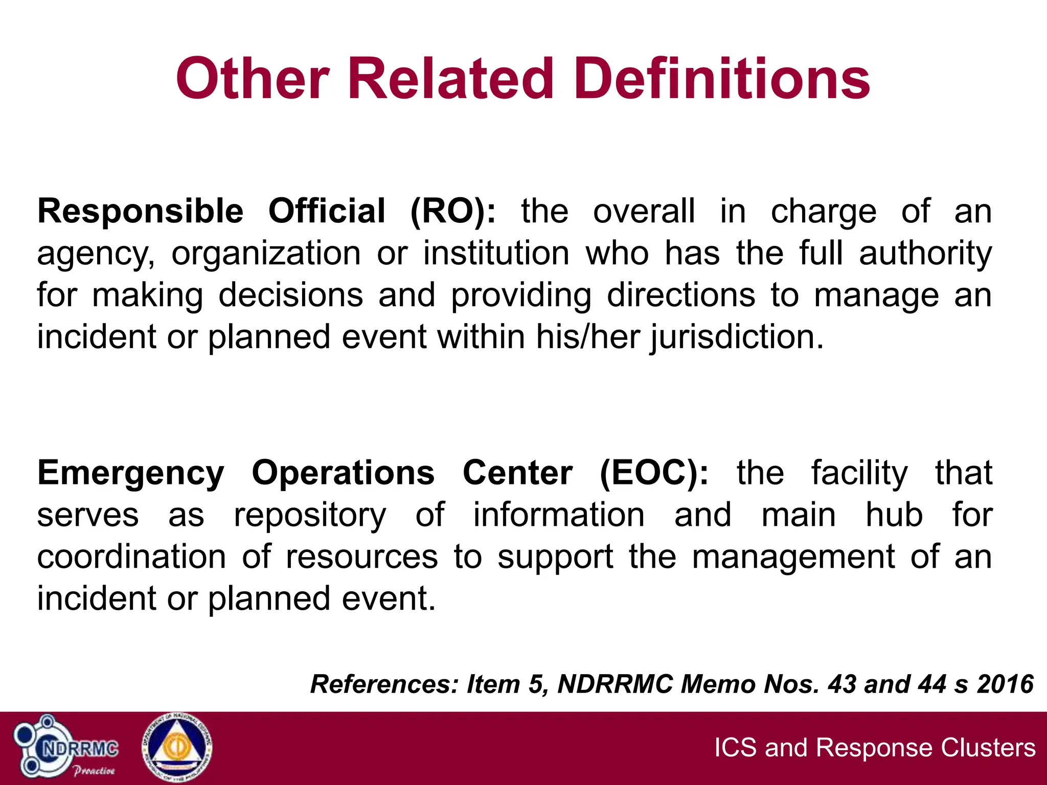 ICS-AND-RESPONSE-CLUSTERSICS-AND-RESPONSE-CLUSTERS.pptx.pptx