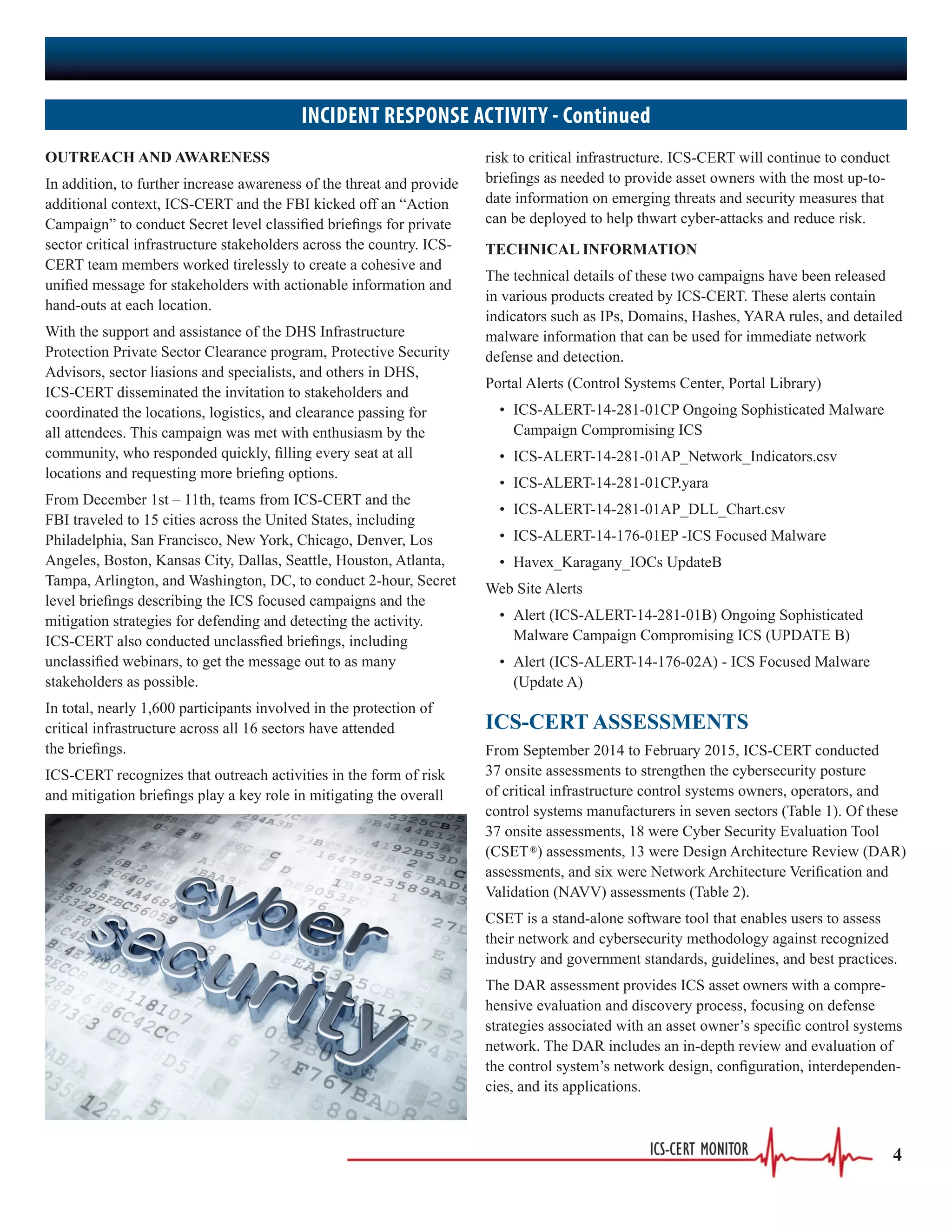 ICS CERT- Incidence Reports | PDF