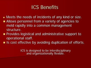 Basic Incident Command System for College DRRM Subject | PDF