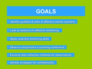 ICS Teacher Mentor Training | PPT