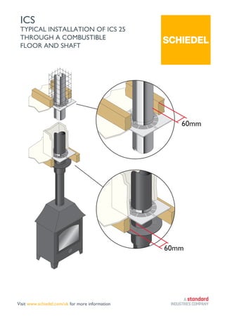 ICS - Typical Installation of ICS 25 through Combustible Floor and ...